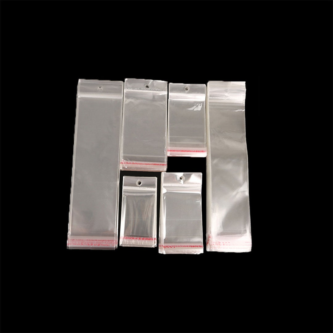 8cm Clear OPP Packing Bag / Transparent Self-adhesive Poly Cello ...