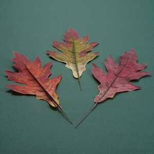 3colors Artificial Silk Maple Leaf / Fake Leaves for DIY Floral ...