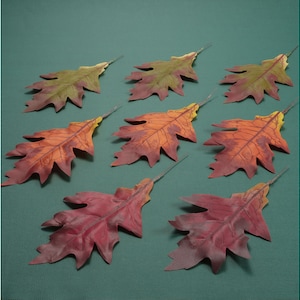3colors Artificial Silk Maple Leaf / Fake Leaves for DIY Floral ...