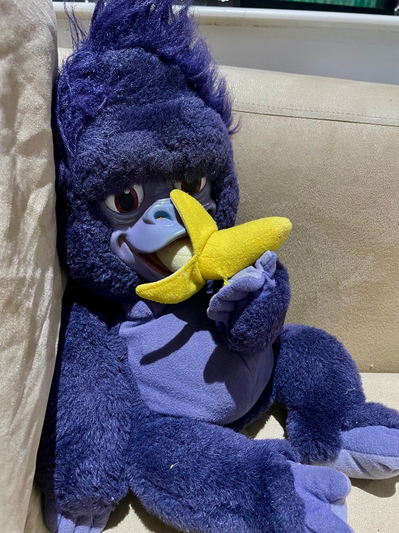 Mattel Tarzan Trek Purple Talking Gorilla Vintage 1998 - Etsy