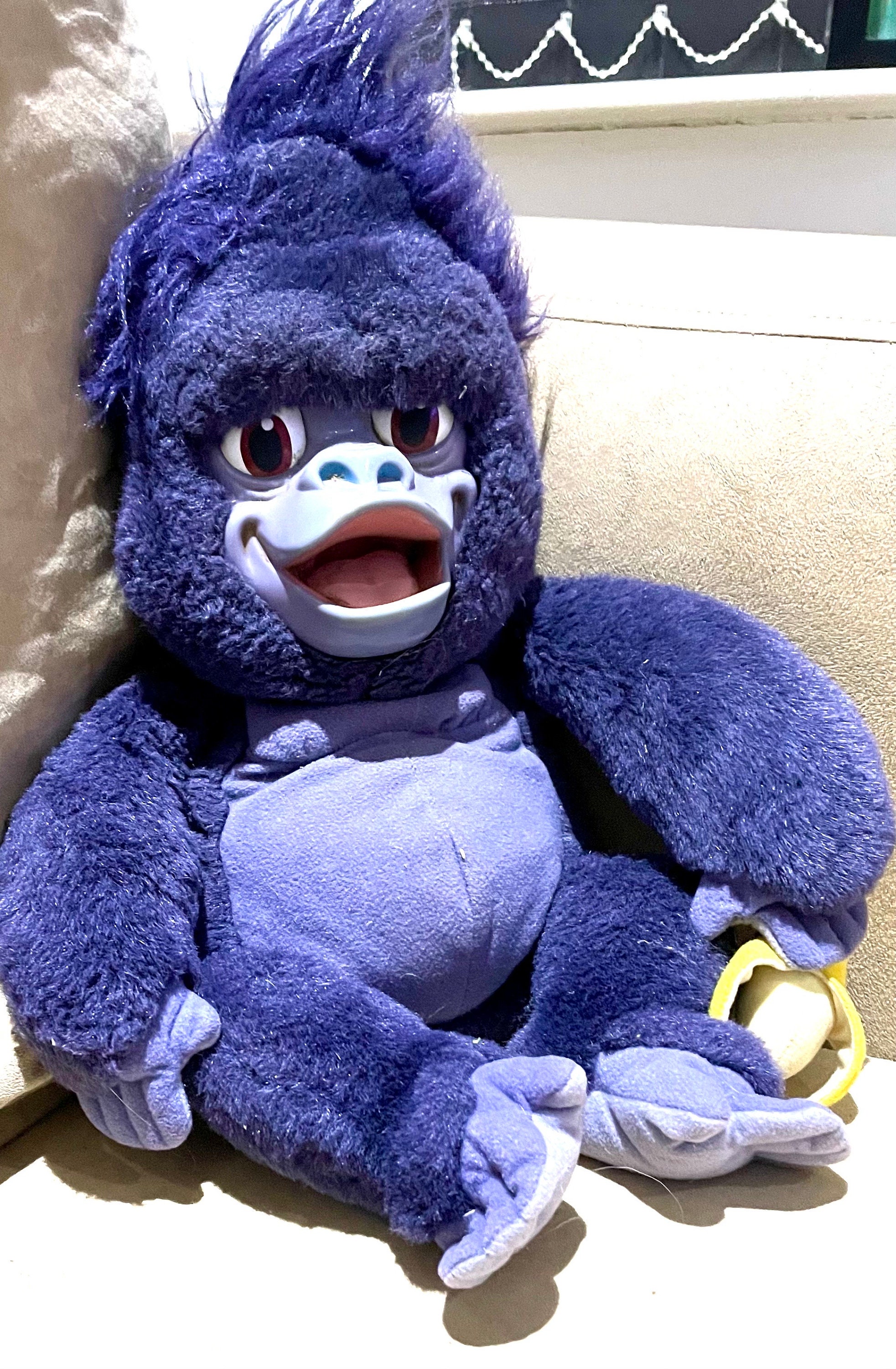 Mattel Tarzan Trek Purple Talking Gorilla Vintage 1998 - Etsy