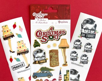 A Christmas Story Stickers Scrapbook Stickers A Christmas - Etsy