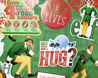 24 Elf Stickers - Etsy