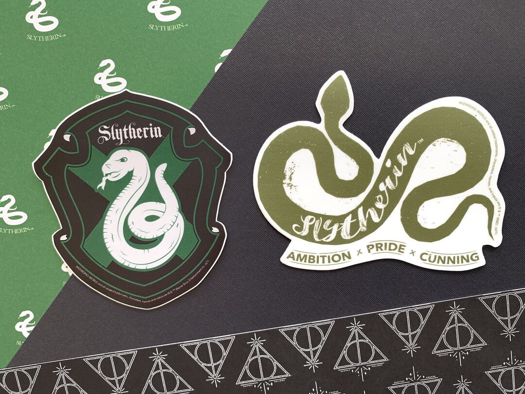 Harry Potter Slytherin Vinyl Sticker officially Licensed - Etsy