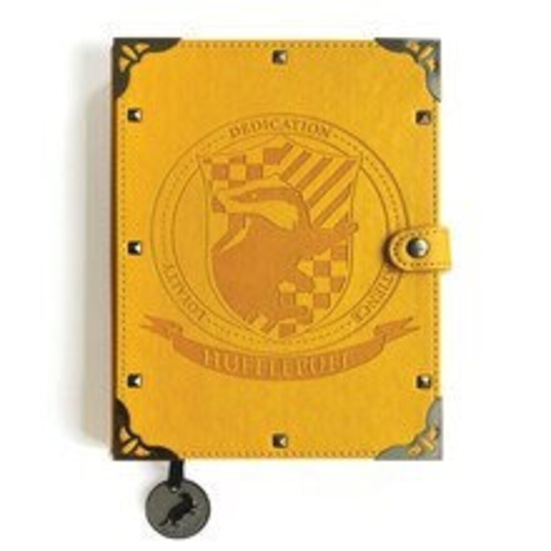 Harry Potter Hufflepuff Vegan Leather Journal - Etsy