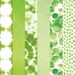 Green Colorways Pattern 12 X 12 Scrapbook Paper Set - Etsy