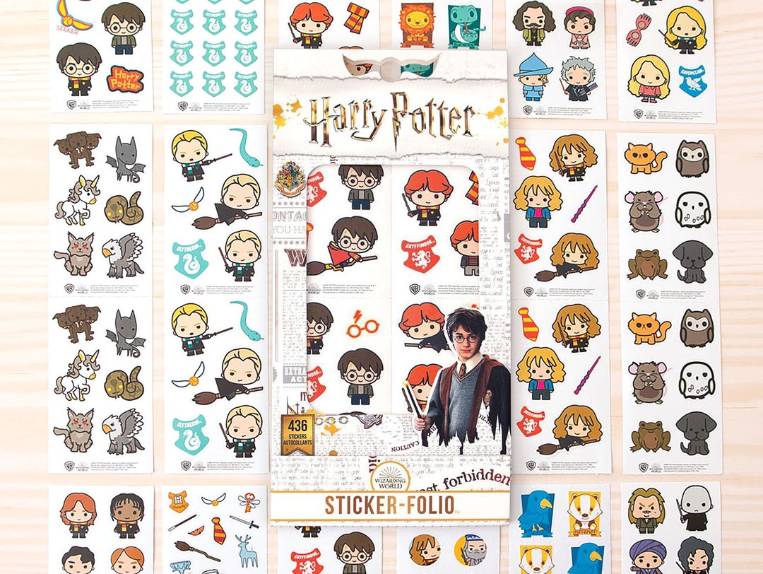 Harry Potter Chibi Sticker Book 436 Stickers officially Licensed - Etsy