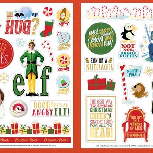 Sticker Pack Buddy the Elf - Etsy