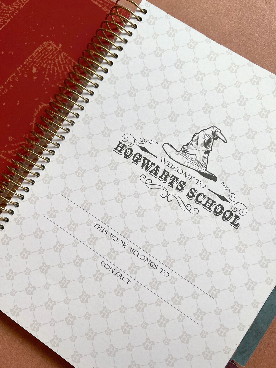 Harry Potter Weekly Planner Marauder's Map Undated 12 - Etsy