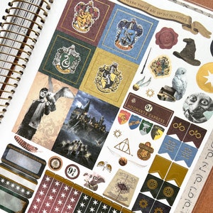 Harry Potter Weekly Planner Hogwarts Crest Undated 12 Month Calendar ...