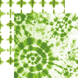 Green Colorways Pattern 12 X 12 Scrapbook Paper Set - Etsy