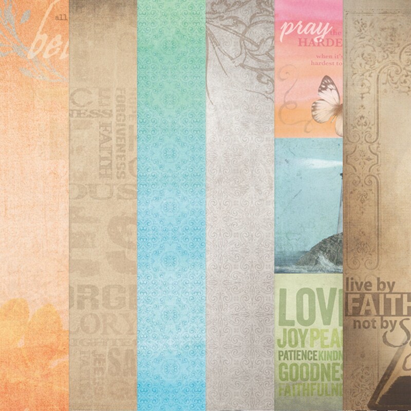 Scrapbook Paper Set - Etsy