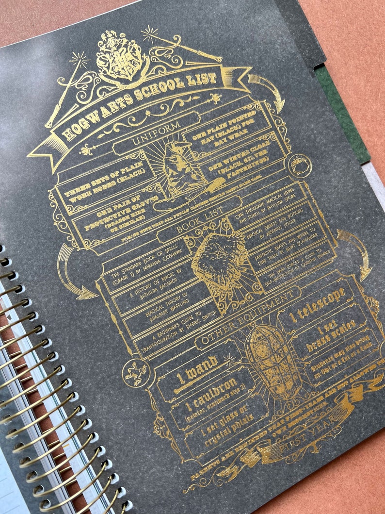 Harry Potter Weekly Planner Marauder's Map Undated 12 - Etsy