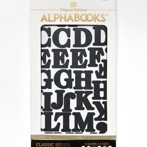 Alphabet Stickers Alphabooks Classic Serifs - Etsy