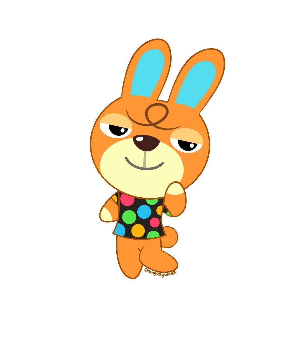 Animal Crossing rabbit villagers | Etsy