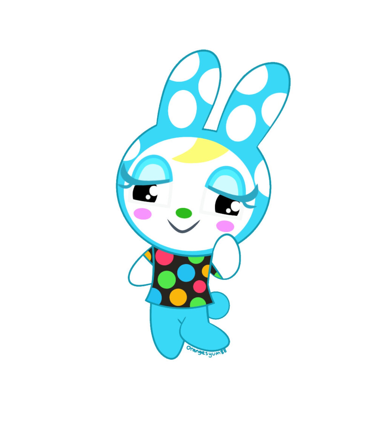 Animal Crossing rabbit villagers | Etsy