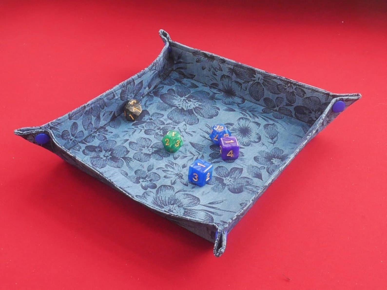 Dice Tray Fabric Tray Dungeons and Dragons Dice Tray | Etsy