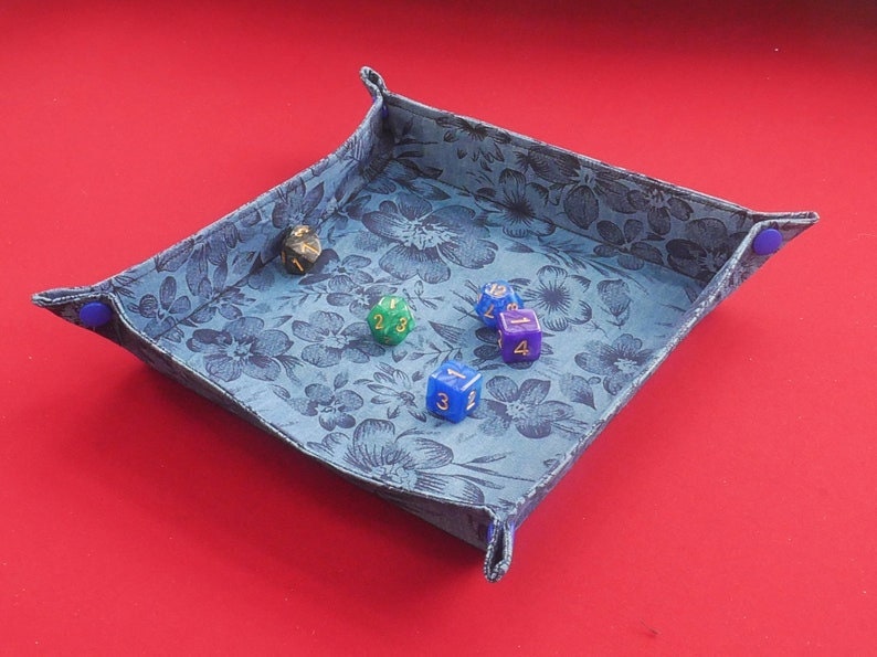 Dice Tray Fabric Tray Dungeons and Dragons Dice Tray | Etsy