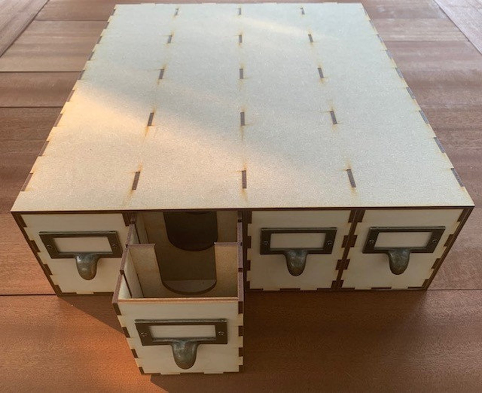 Beautiful 4 Drawer Card Storage Unit Kallax Unit Compatable Ideal for ...