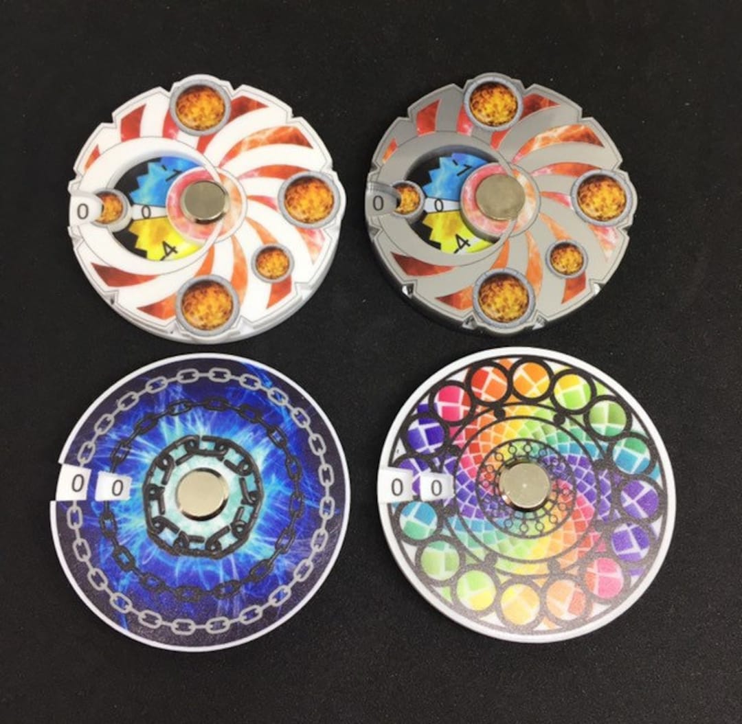 Keyforge Compatible Chain Dial for Tracking Numbers in Table Top Games ...