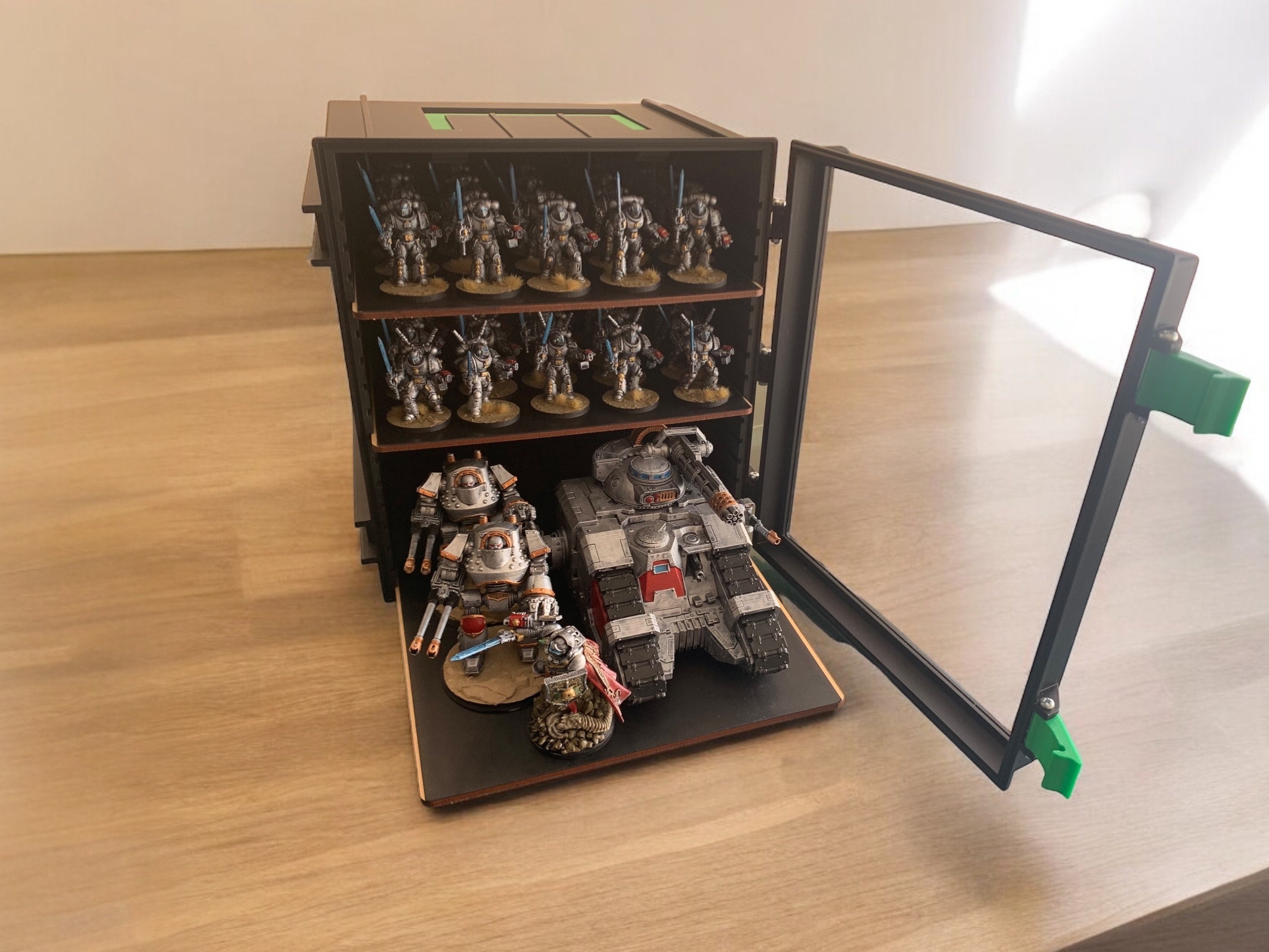 3D Printed Miniatures Display Case: Warhammer Storage Carry Case - Etsy