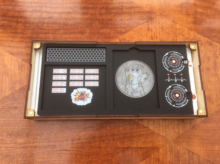 Sci-fi Dial Dashboard for Marvel Champions LCG, Acrylic Tracker - Etsy