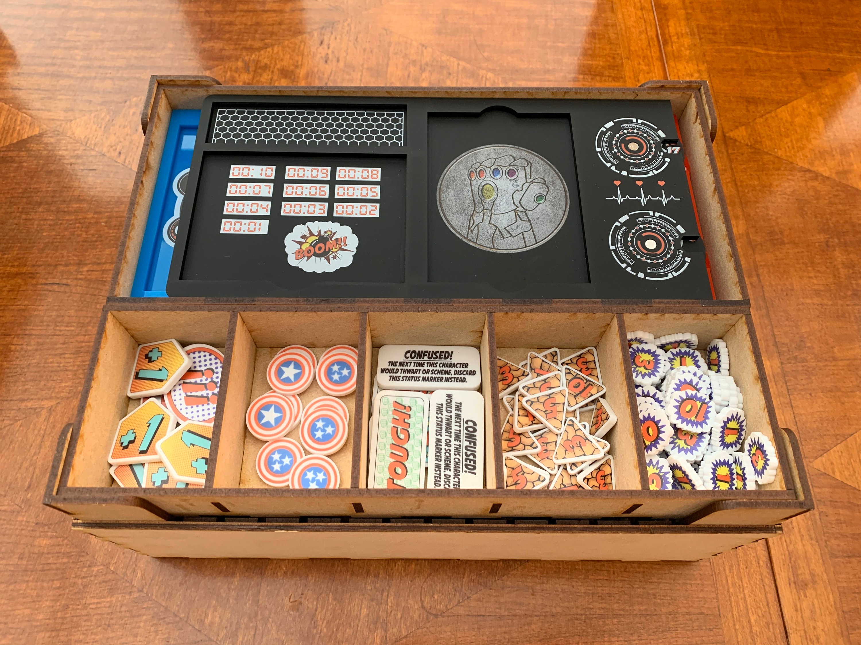 Game Night Engraved Wooden Box Compatible With Games Like - Etsy