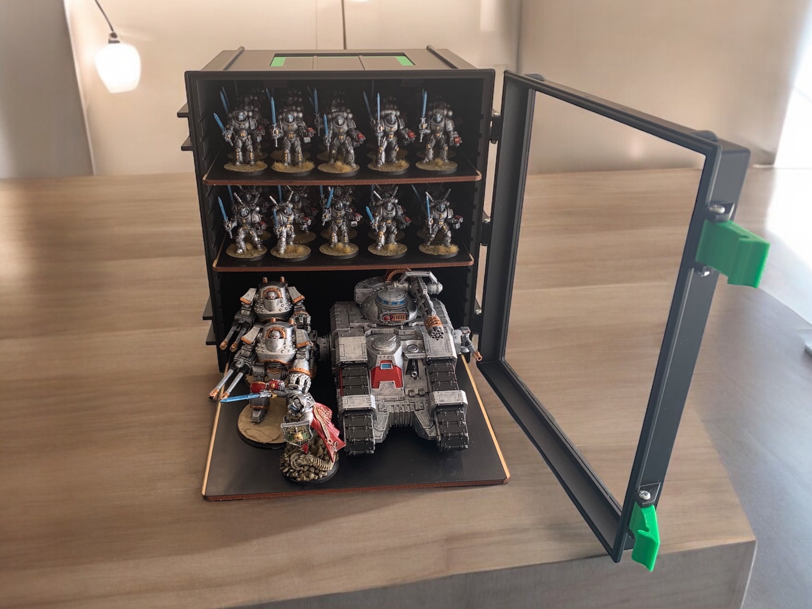 3D Printed Miniatures Display Case: Warhammer Storage Carry Case - Etsy