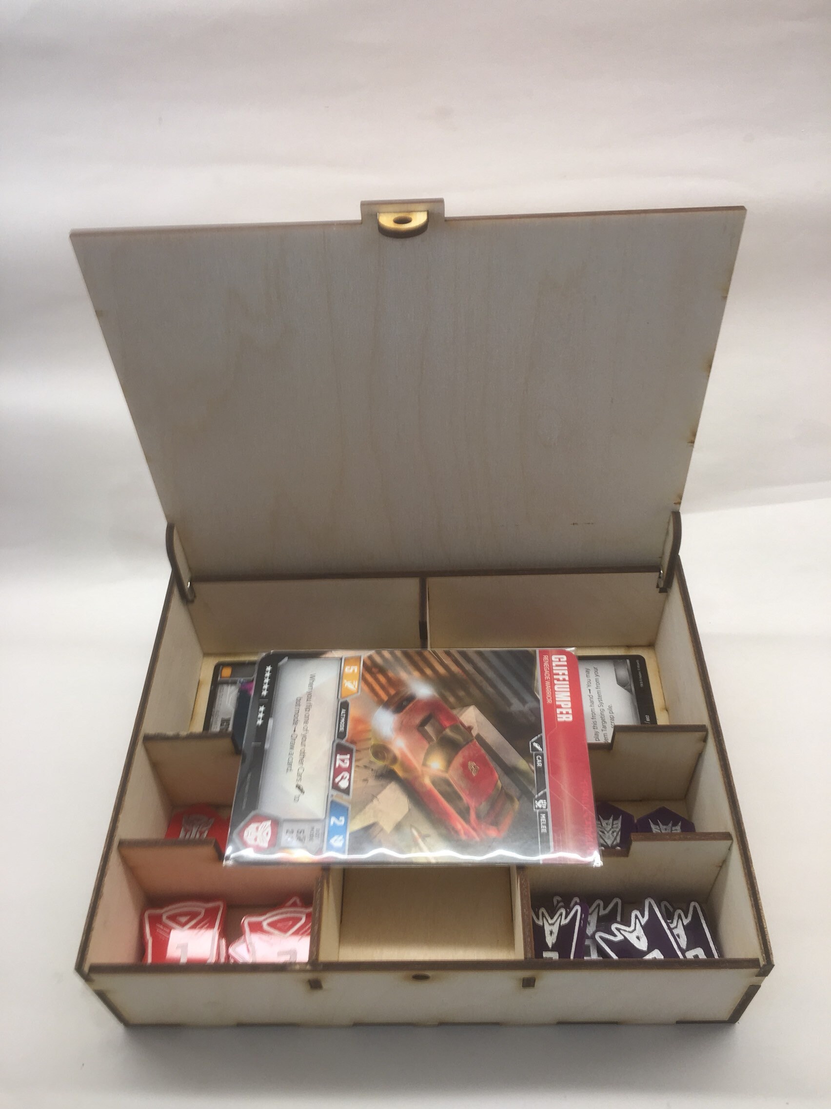 Double deck and accessories storage box/tournament box with | Etsy