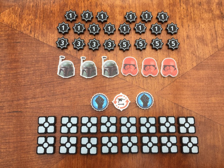 Star Wars Destiny Compatible Token Set. Full Colour, Choose Your Own ...