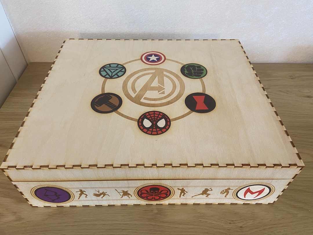 Marvel Champions Card Game Storage Box – Color Printed, Kallax ...