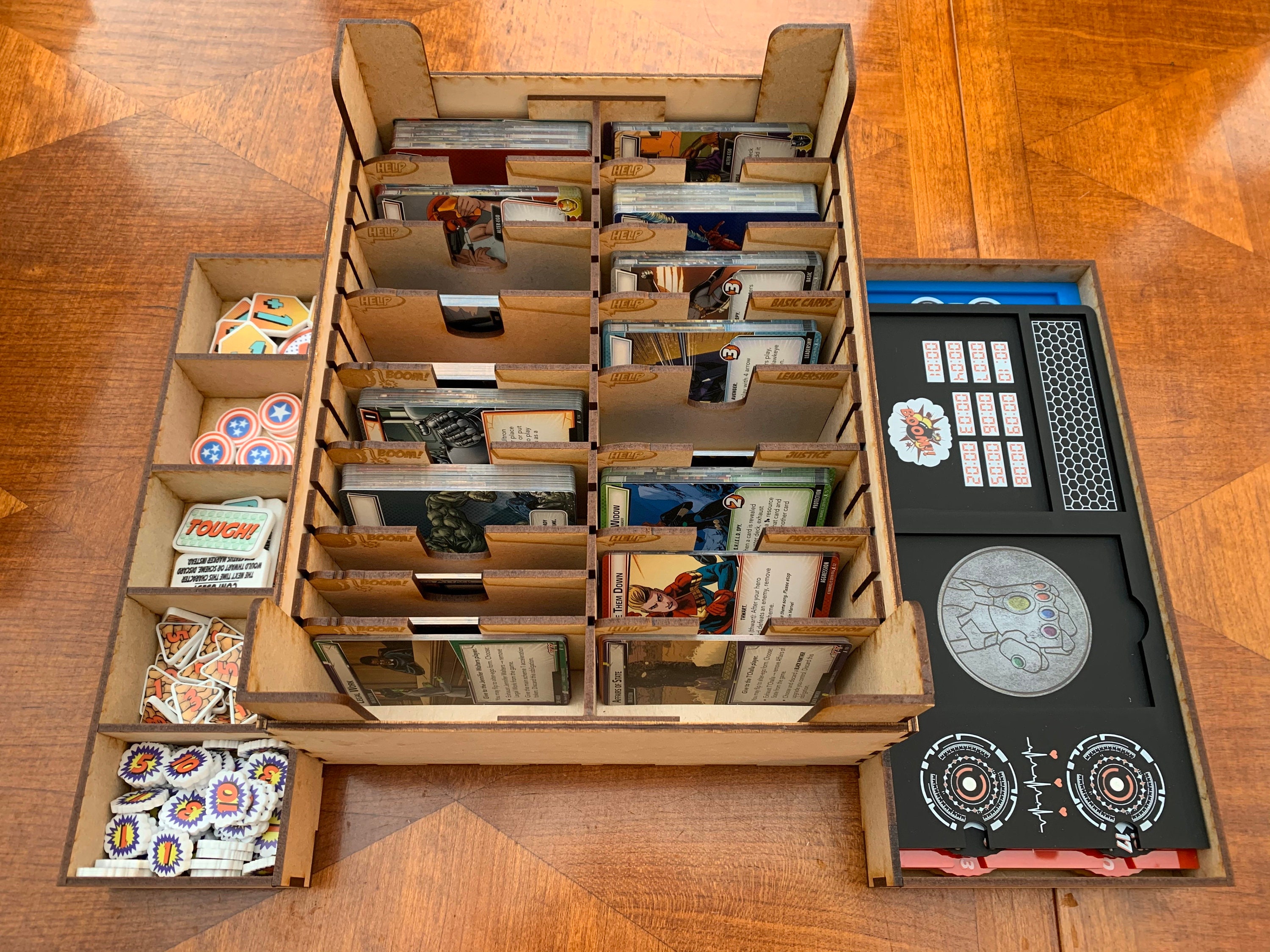 Game Night Engraved Wooden Box Compatible With Games Like | Etsy