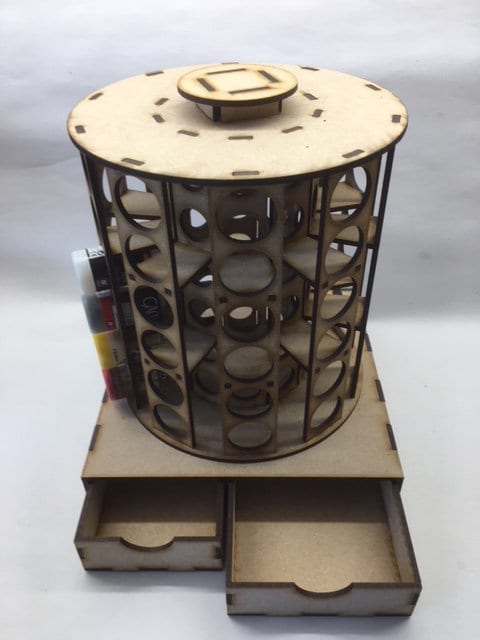 Spinning Paint Rack for Dropper Bottle Paints Like Vallejo - Etsy