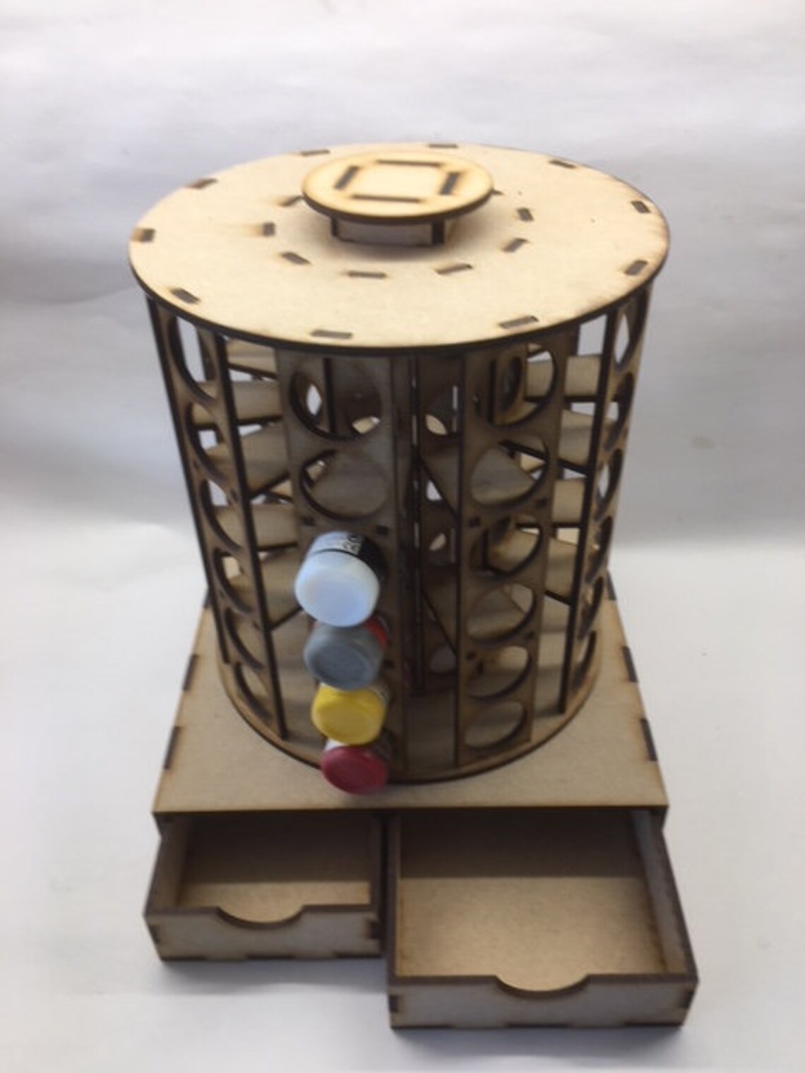 Spinning Paint Rack for Dropper Bottle Paints Like Vallejo - Etsy Australia