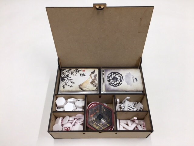 Double deck and accessories storage box/tournament box with | Etsy