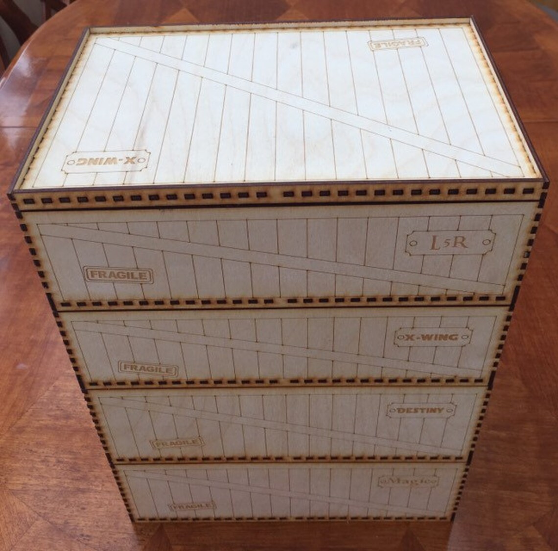 Card Games Card Crate Stacking Trays Various Sizes With | Etsy