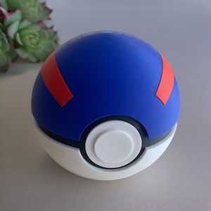 3D Printed Pokeball Style Deck Box. Various Options Available. Token ...