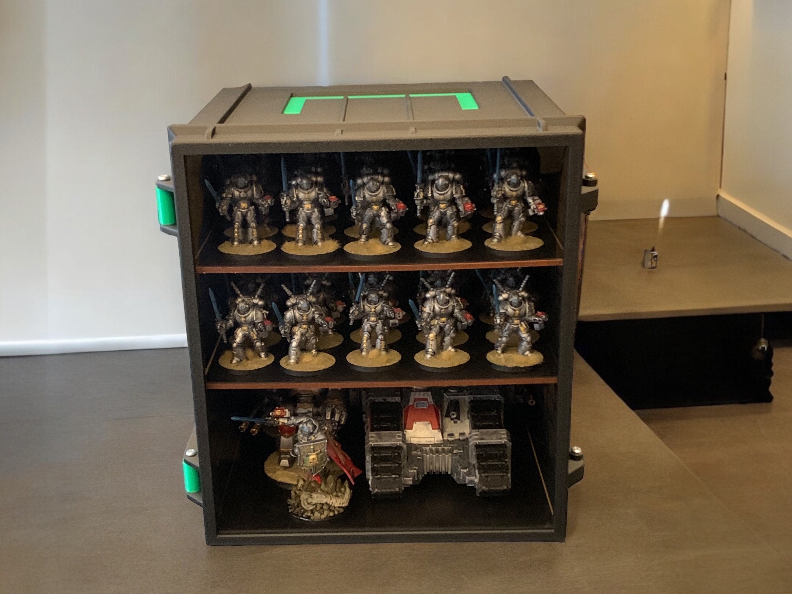 3D Printed Miniatures Display Case: Warhammer Storage Carry Case - Etsy
