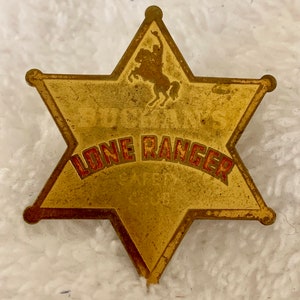 Vintage Lone Ranger Deputy Badge Pinback - Etsy