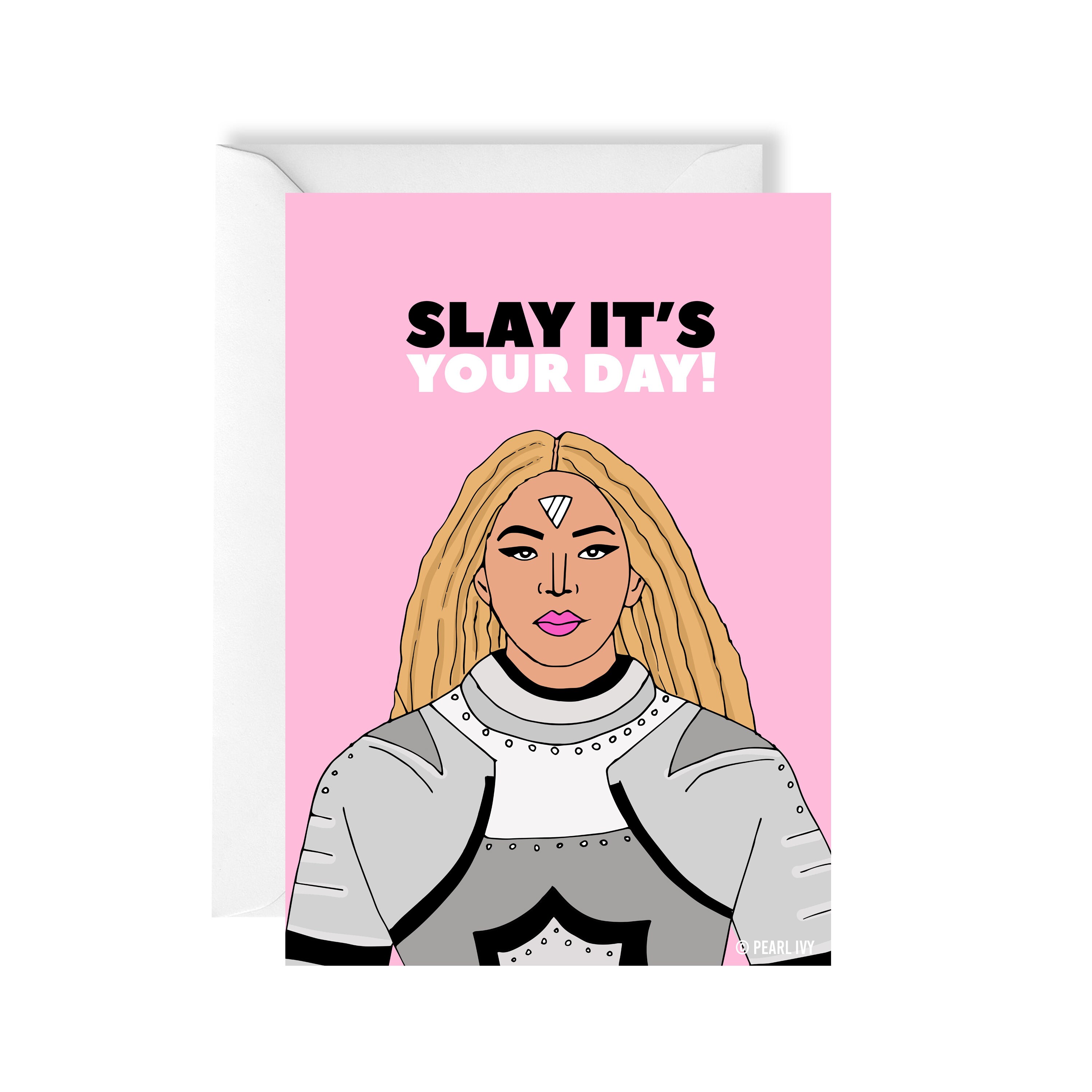 Slay Birthday Card / Funny Cards / Gift for Her / Gift for | Etsy