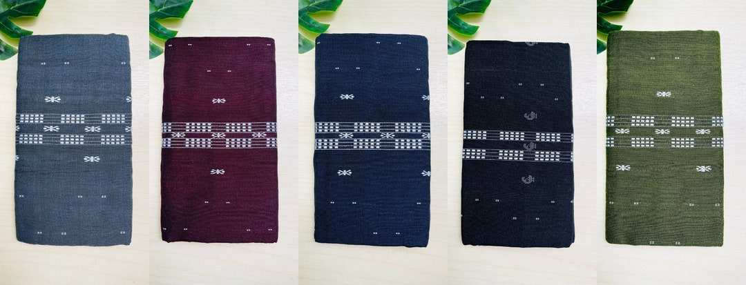 Handmade Burmese Longyi: Traditional Sarong for Men's Dress Myanmar ...
