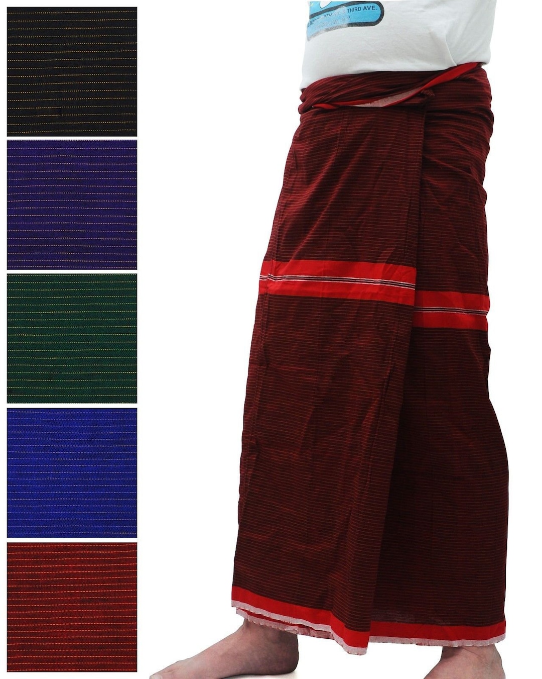 Handmade Burmese Longyi: Myanmar Sarong, Traditional Dress Pants - Etsy