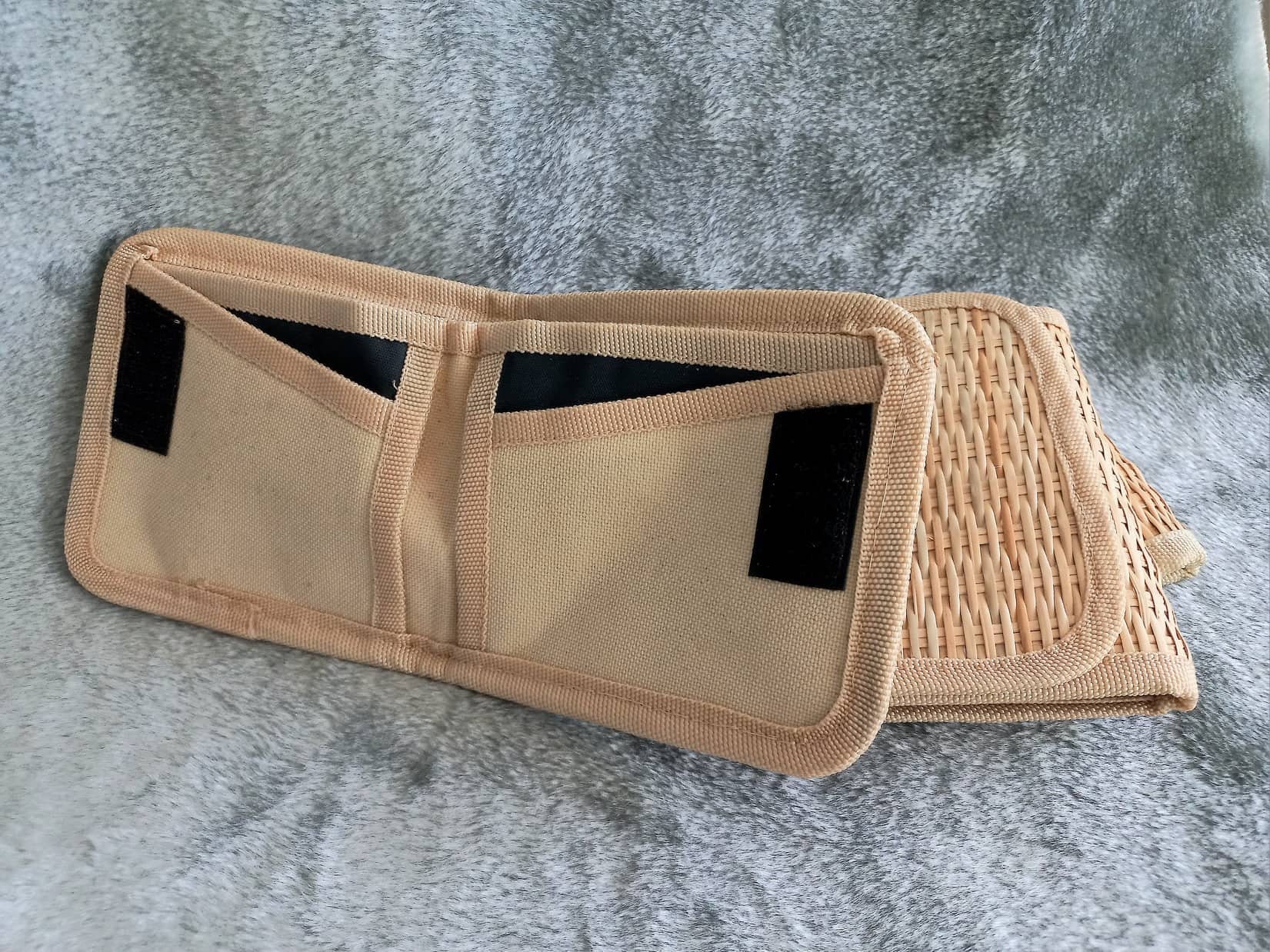 Handmade Organic Woven Straw Rattan Wallet Eco-friendly Bag by ...