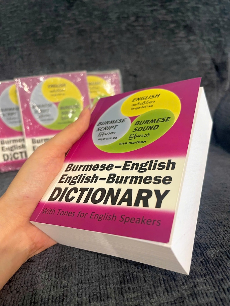 Burmese-english English-burmese Compact Dictionary Book (english and ...