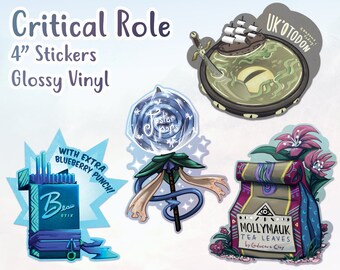 Critical Role Mighty Nein Stickers - Etsy