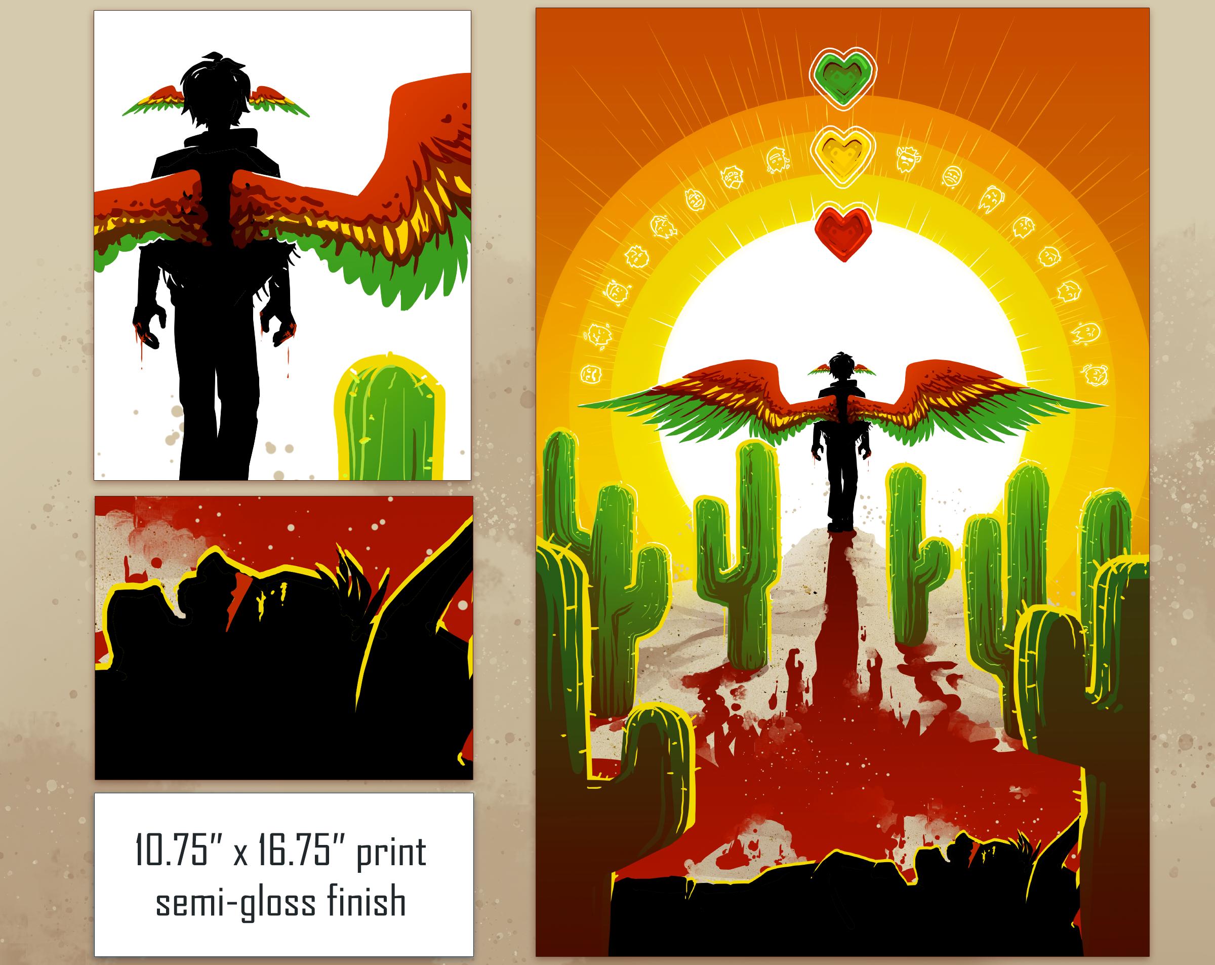 Print - the Sun (third Life Desert Duo) - Etsy