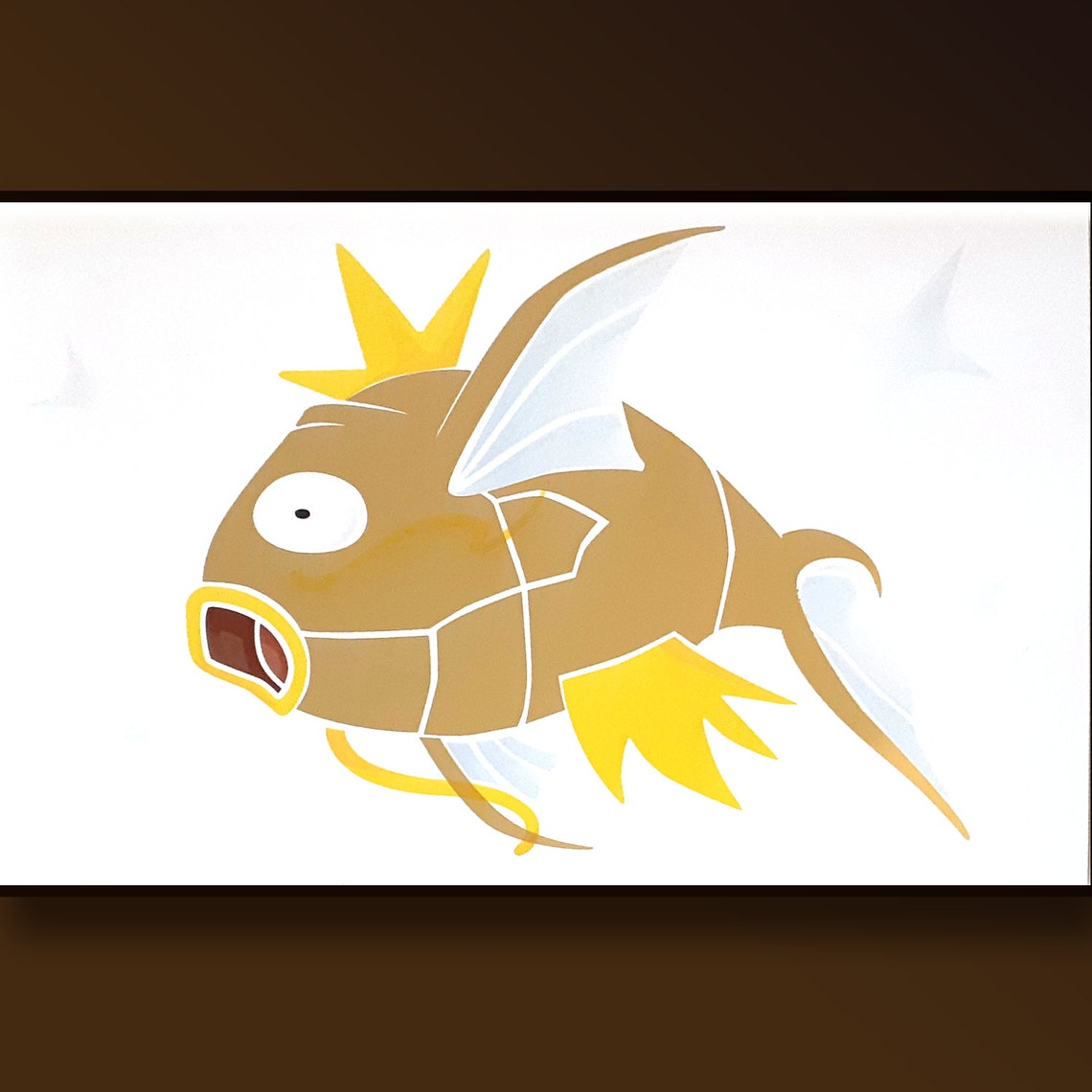 Shiny Magikarp Gold Foil Print - Etsy