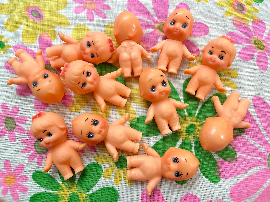 Vintage Mini Kewpie Doll With Wings & Movable Head 2" Tall - You Pick ...