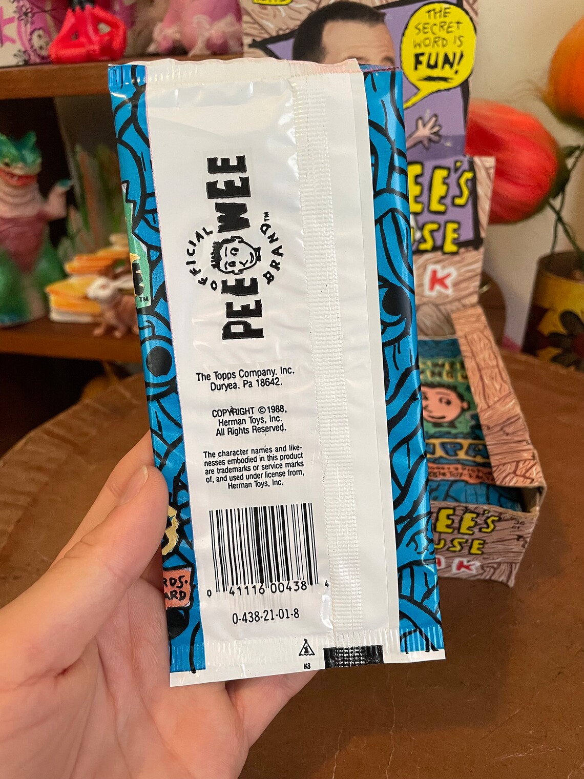 Vintage 1988 Pee-wee Herman Pee-wee's Playhouse Fun Pak Trading Cards ...