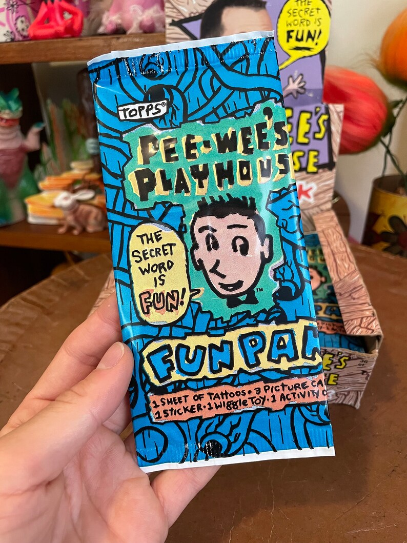 Vintage 1988 Pee-wee Herman Pee-wee's Playhouse Fun Pak Trading Cards ...